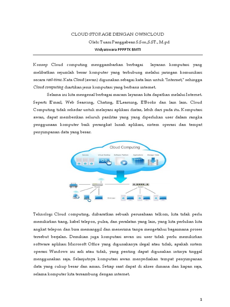 Cloud Computing Owncloud | PDF