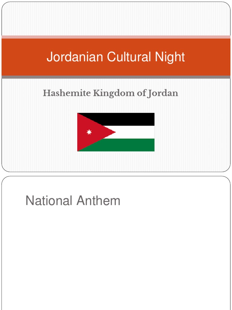 Introduction To Jordan For Jordanian Cultural Night | PDF | Jordan ...