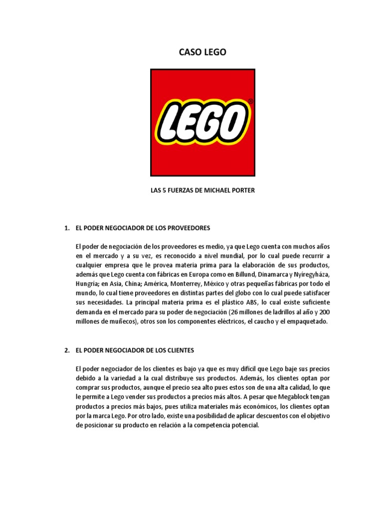 Caso Lego | PDF | Marca | Producto (Negocio)