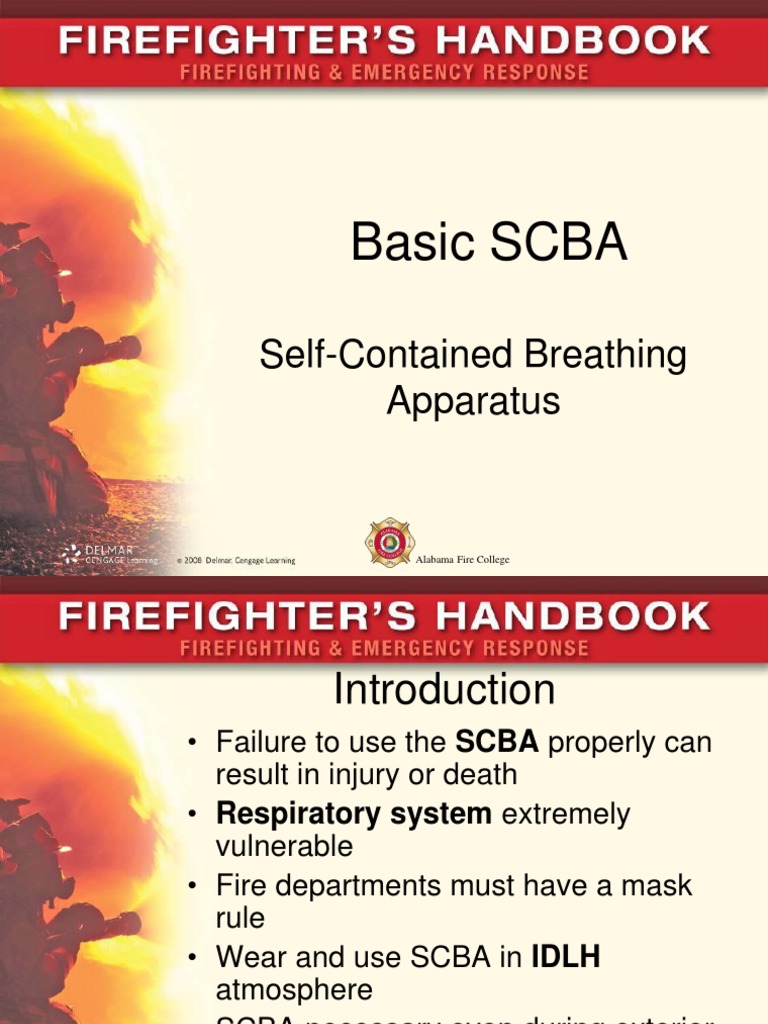 Basic Scba Powerpoint (Rev 10-12-13) | PDF | Firefighter | Respiration