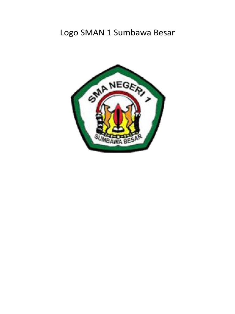 Logo Resmi SMAN 1 Sumbawa Besar | PDF
