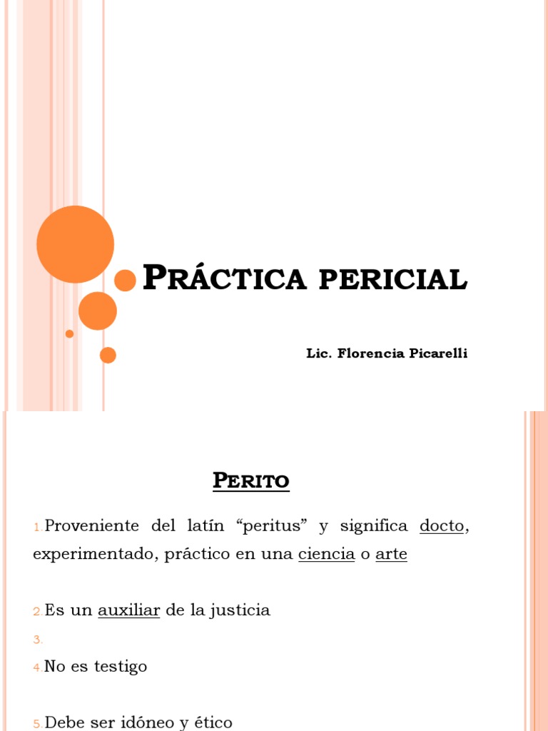 Pericia | PDF | Testigo experto | Conceptos psicologicos