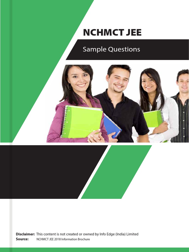 NCHMCT Jee: Sample Questions | PDF