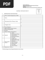 Contoh Daftar Riwayat Hidup PNS | PDF