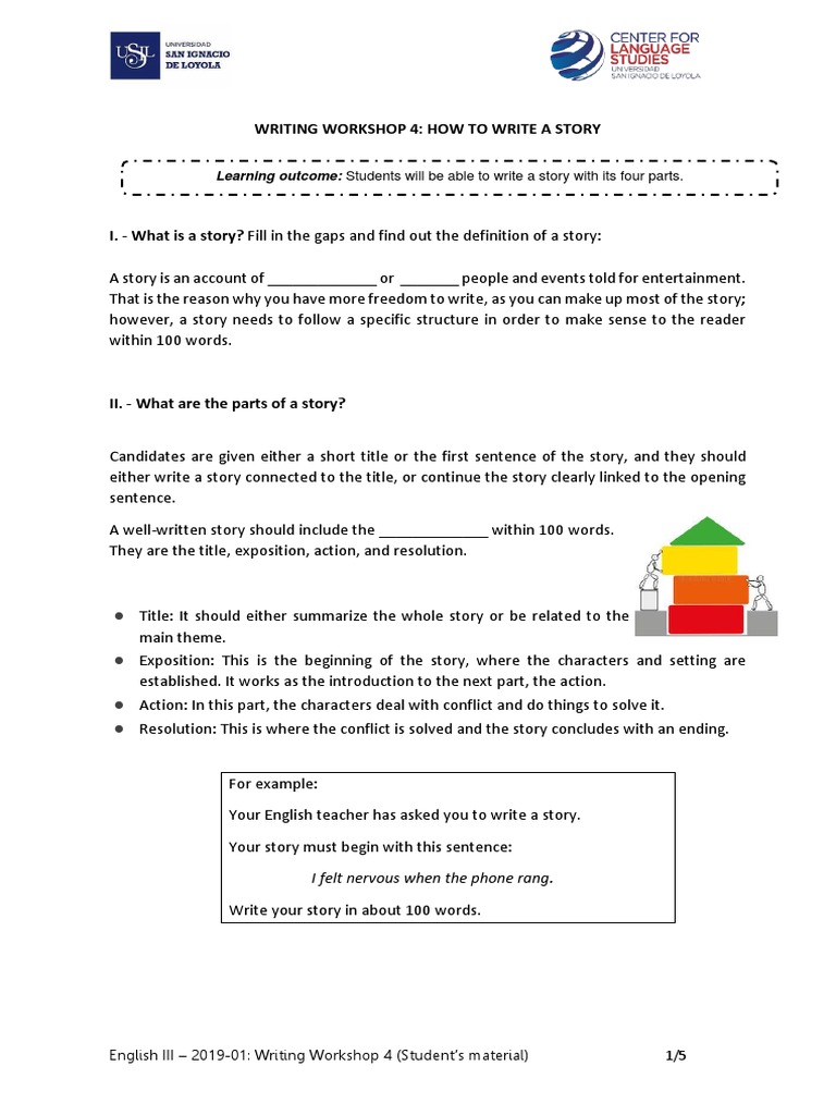 Writing Workshop 4: How To Write A Story | PDF