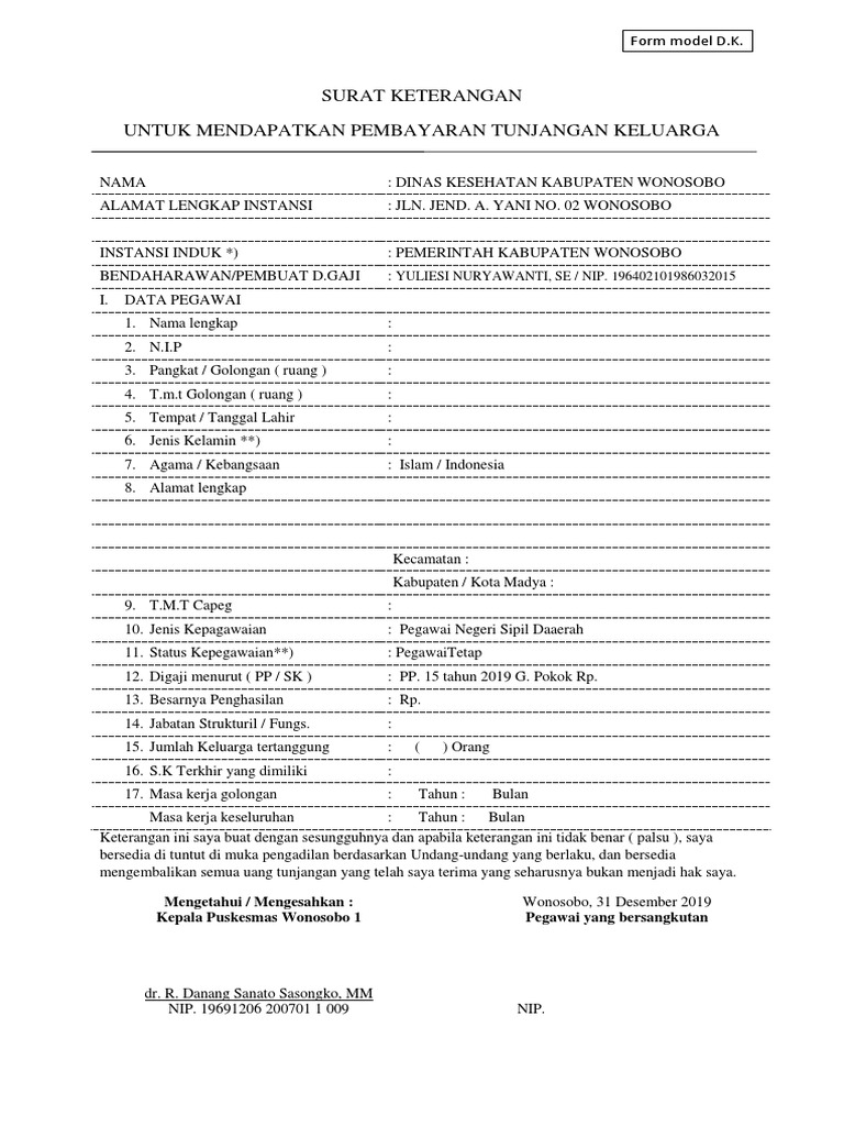 Format SKUMPTK | PDF
