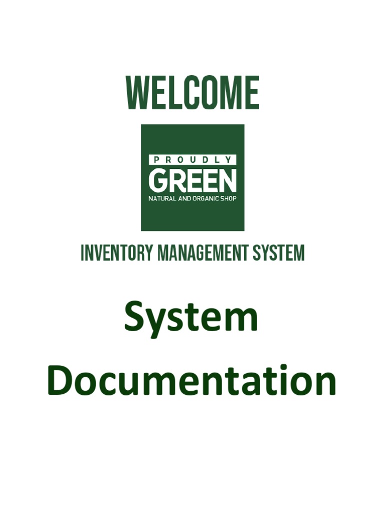 Documentation of A Inventory Management System | PDF | Databases | User ...