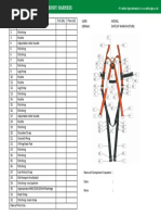 F-49 Full Body Harness Inspection Checklist | PDF | Technology & Engineering