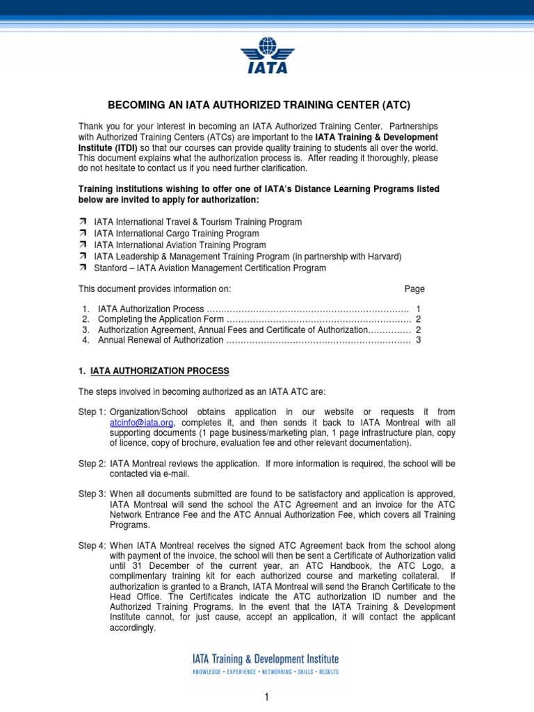 Iata Atc Conditions | PDF | Fee | Business