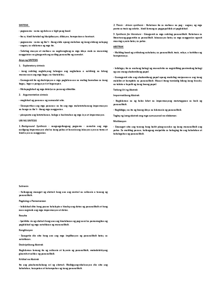 SINTESIS | PDF