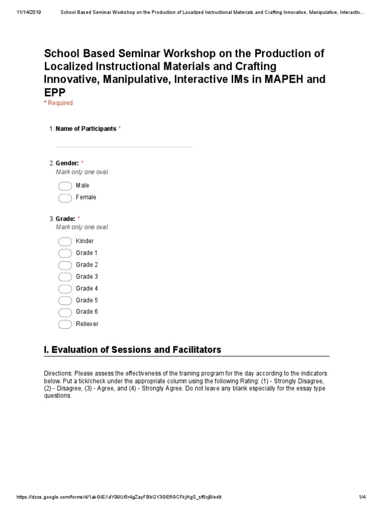 Copy For Slac - Google Forms | PDF | Applied Psychology | Learning