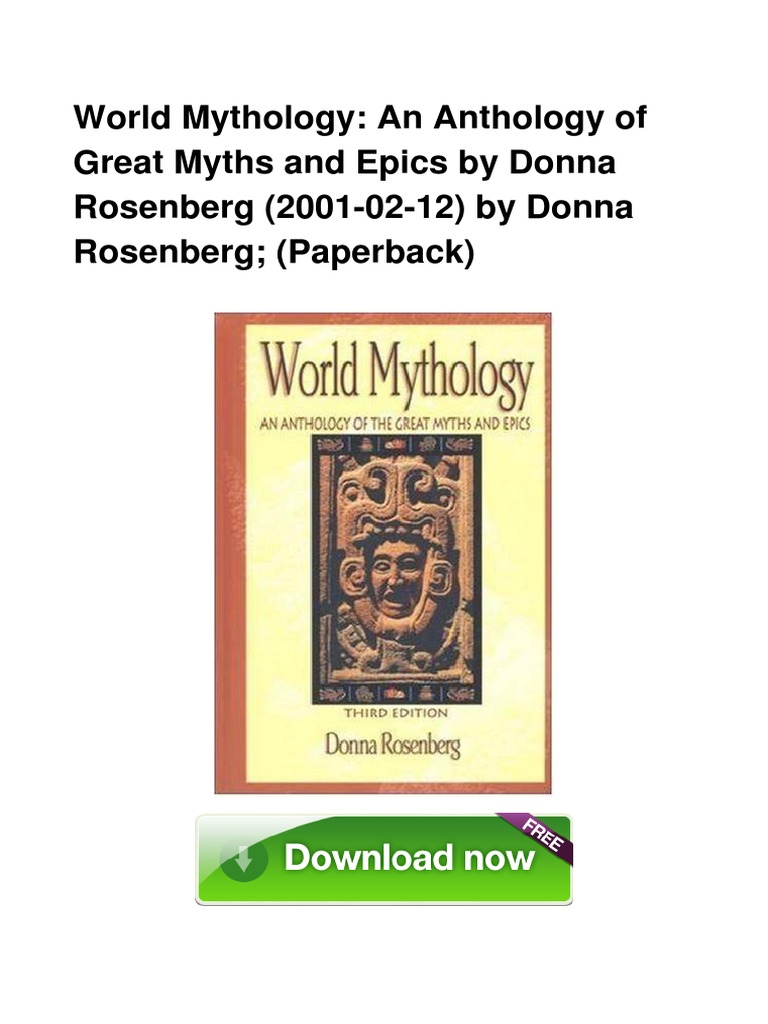 World Mythology An Anthology of Great My | PDF | Books