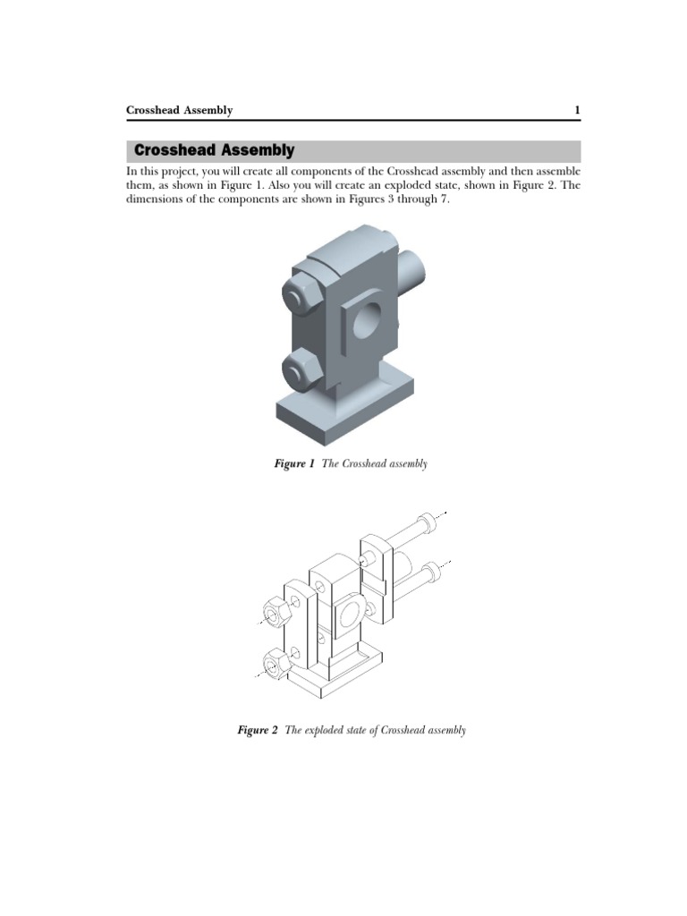 Crosshead Assembly Project Guide | PDF | Teaching Methods & Materials