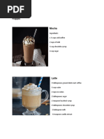 Coffee Shop Raw Materials and Supplies | PDF | Coffee | Framing ...