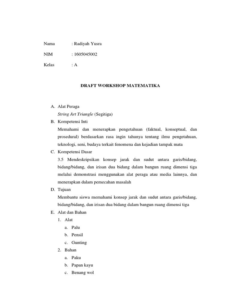 Draft String Art | PDF