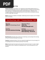 12 Week Boxing Training Program PDF | PDF | Strength Training ...