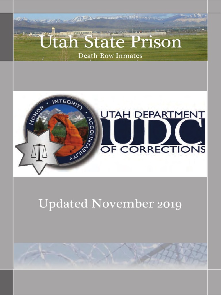 Utah State Prison Death Row Inmates | PDF | Death Row | Capital Punishment