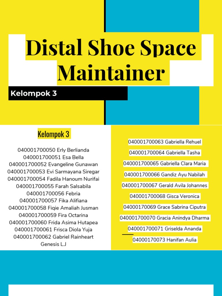 Kelompok B - Distal Shoe | PDF