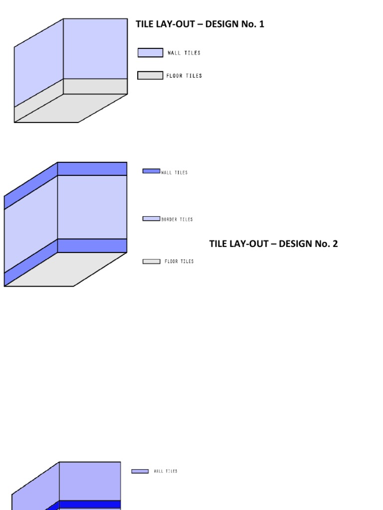 Tile Lay-Out - Design No. 1 | PDF