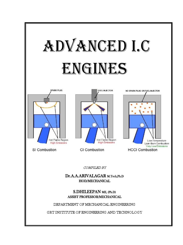 ME6016 - Advance IC Engines Notes | PDF | Turbocharger | Fuel Injection