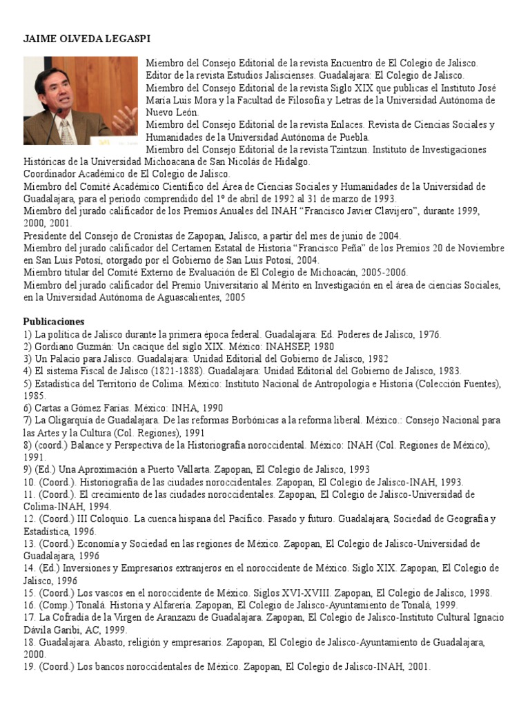 178 Jaime Olveda Legaspi | Descargar gratis PDF | México | Universidad