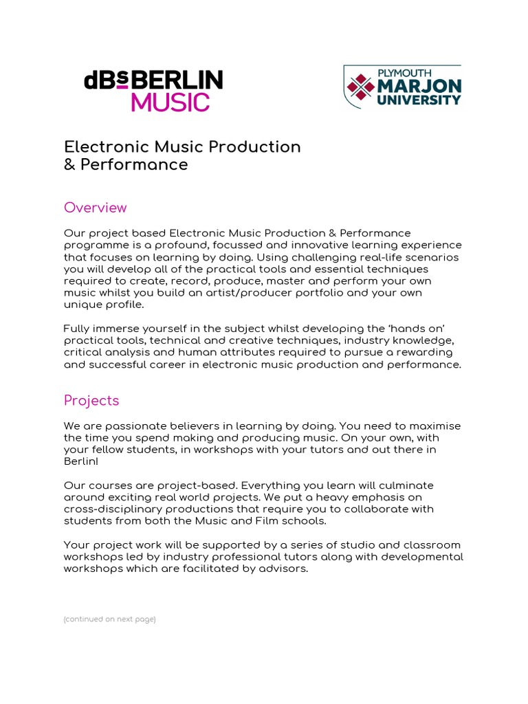 Electronic Music Production | PDF | Synthesizer | Electronic Music
