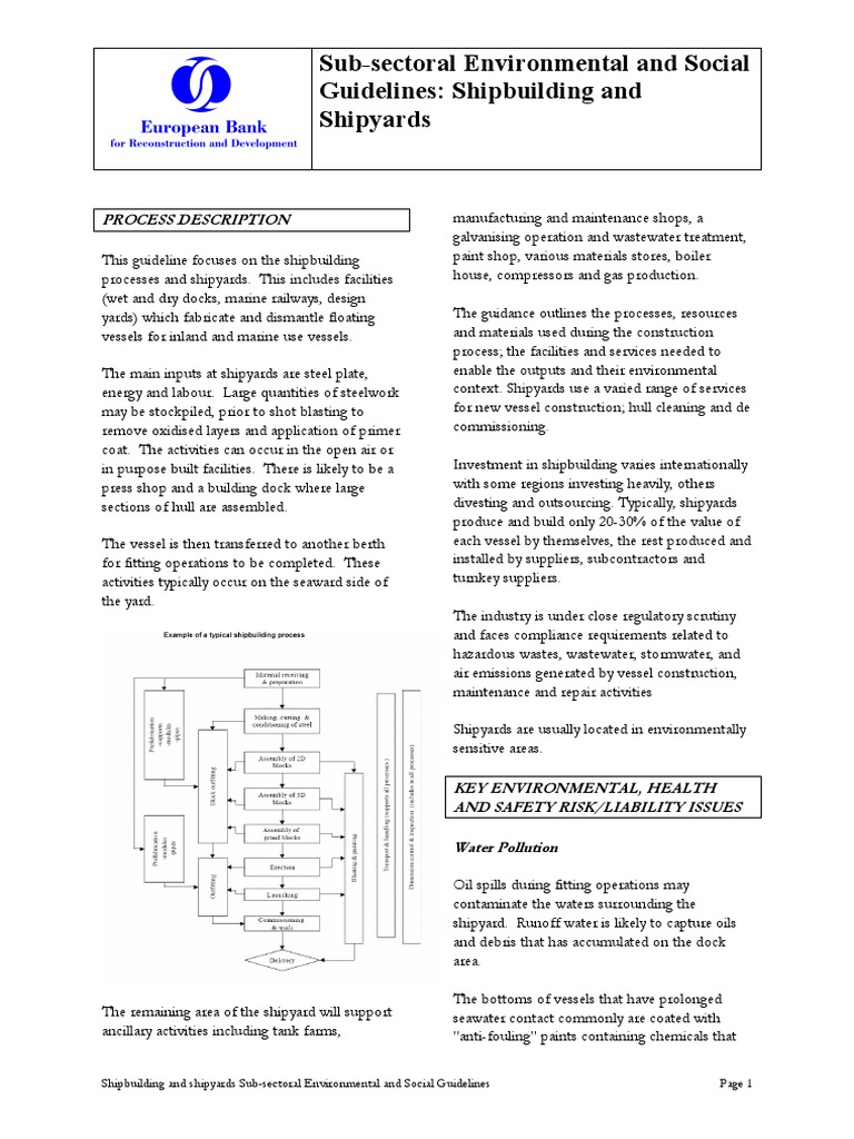 Shipbuilding | PDF | Waste | Personal Protective Equipment