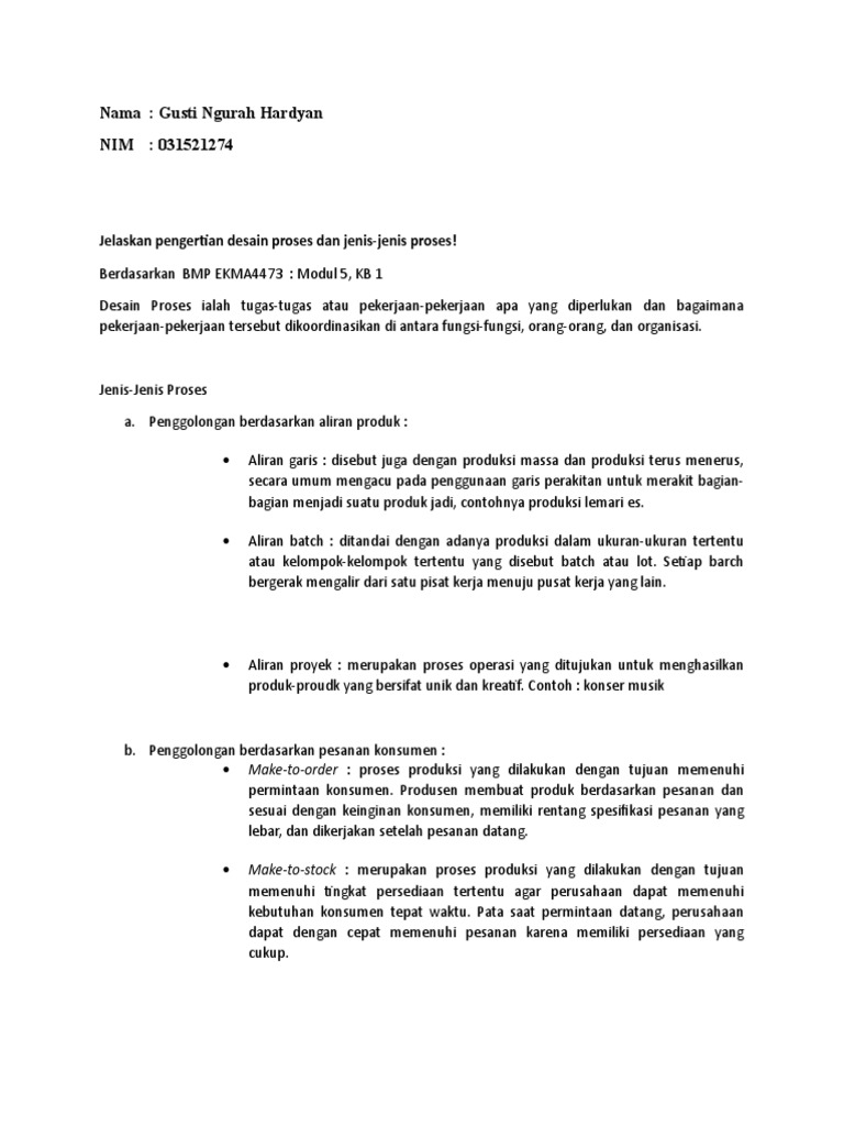 TUGAS 3 (Pengembangan Produk) | PDF