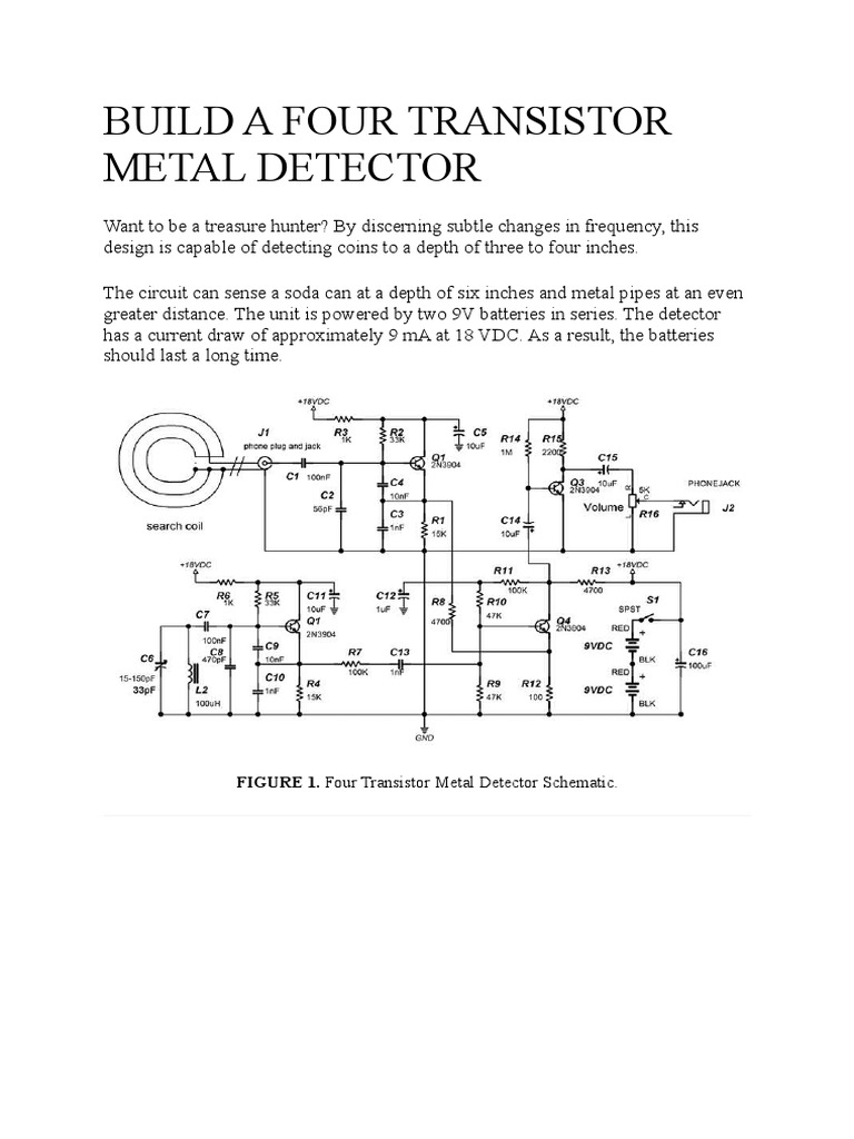 Metal Detector Report | PDF | Wire | Electrical Connector