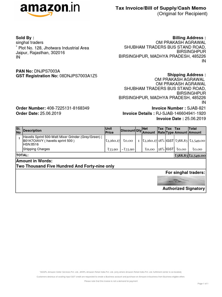 Mixer | PDF | Invoice | Services (Economics)