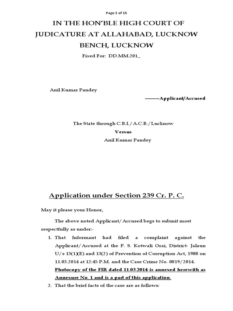 Discharge Application | PDF | Affidavit | Expense