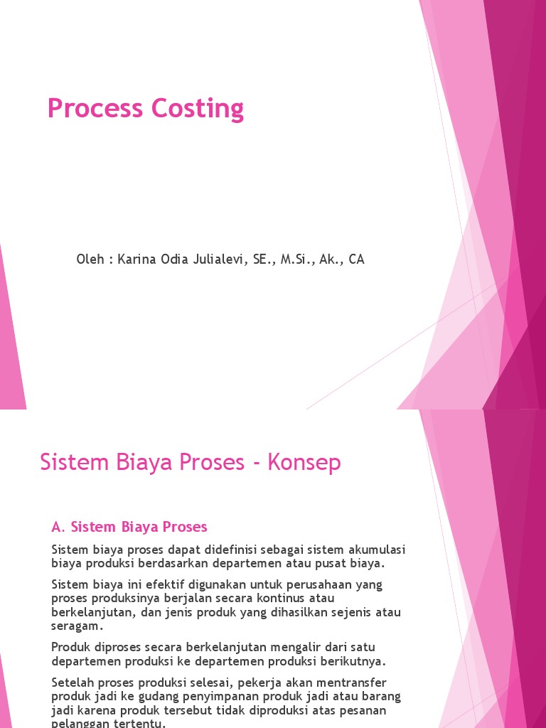 Process Costing | PDF