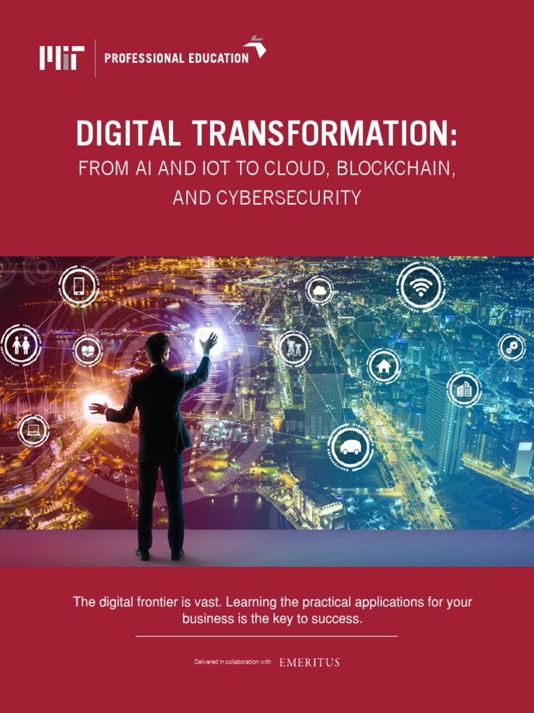 Digital Transformation at MIT | PDF | Internet Of Things | Computer ...