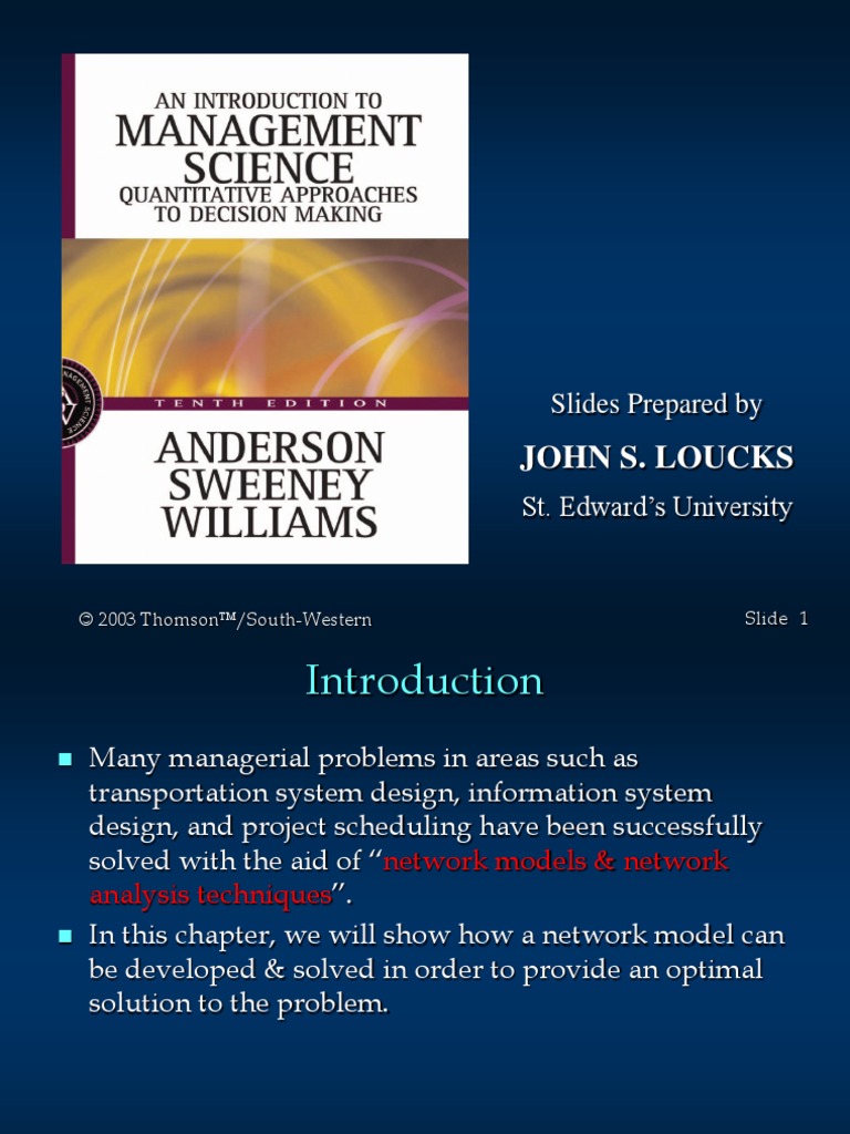 John S. Loucks: Slides Prepared by | PDF | Mathematical Logic | Areas ...