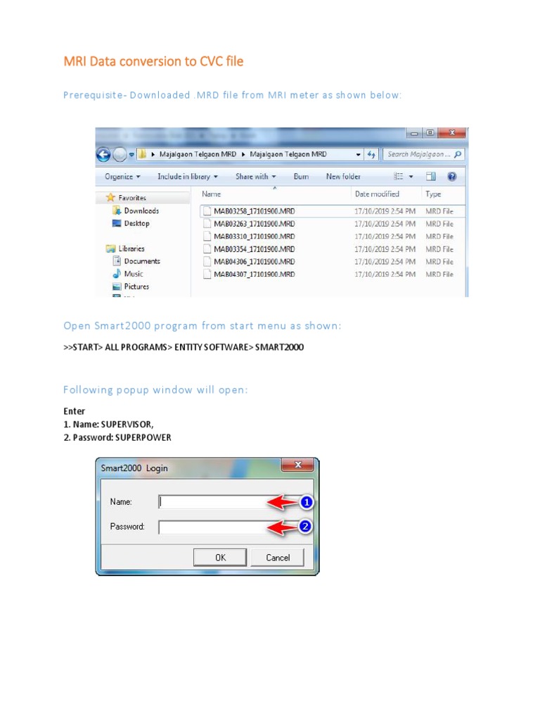 MRI Data Conversion to CVC Format | PDF