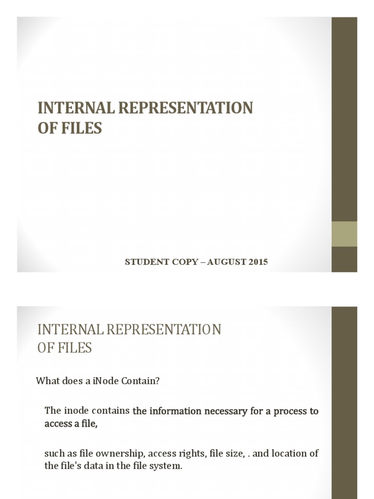 Understanding Inodes and File Structure | PDF | Hard Disk Drive ...