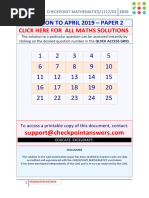 Mathematics April Paper 1 2019 Question Paper | PDF | Copyright | Geometry