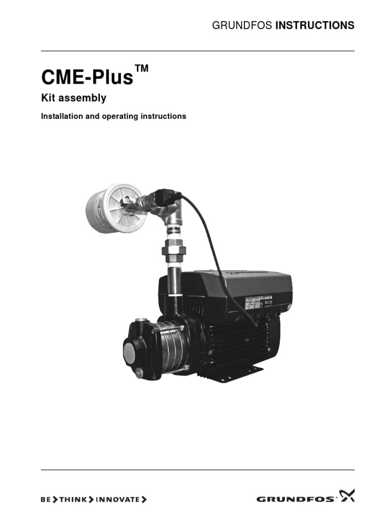 CME-Plus: Kit Assembly | PDF | Pipe (Fluid Conveyance) | Pump