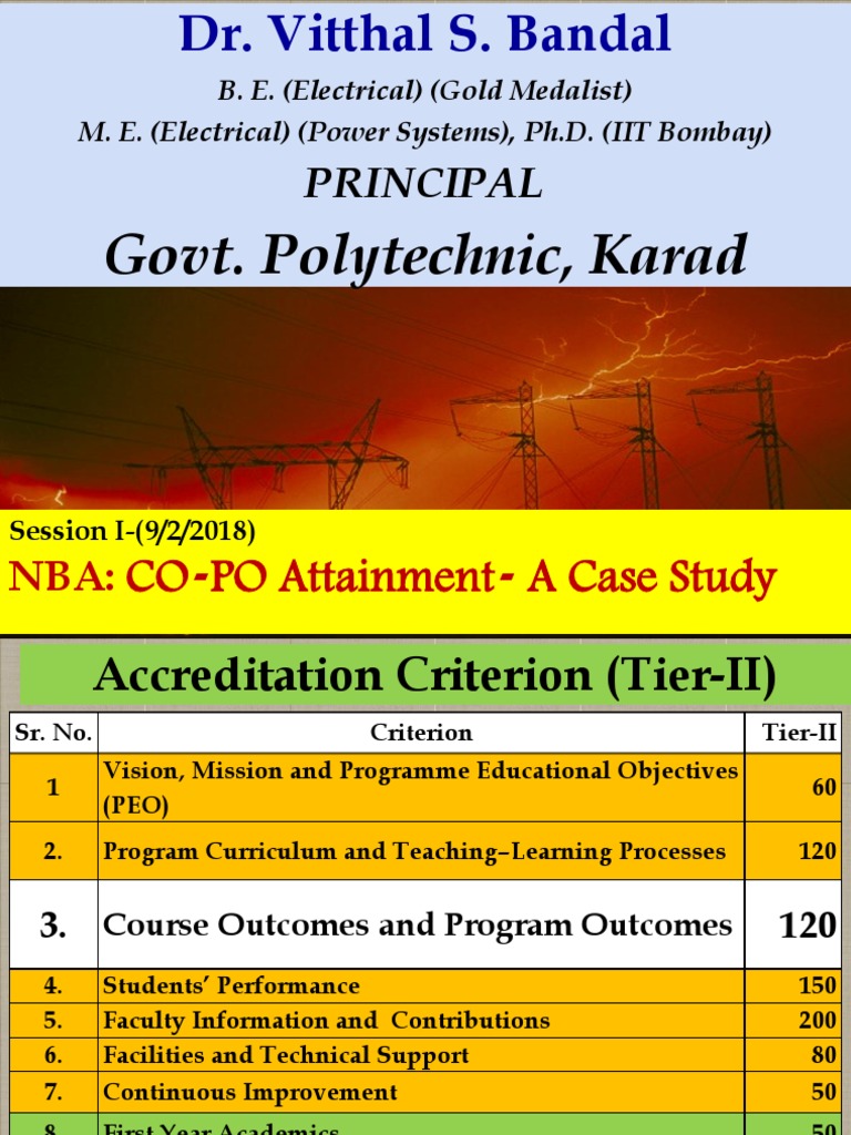 NBA CO-PO Attainment Case Study | PDF | Curriculum | Engineering