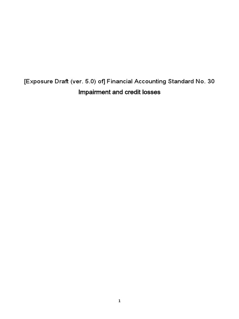 FAS 30 Revised FAS 11 Exposure Draft August 2017 v.6 After AAB With BOC ...
