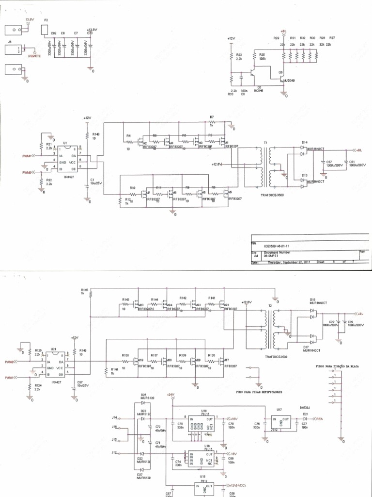 Esquema do módulo banda ice 3500 | PDF