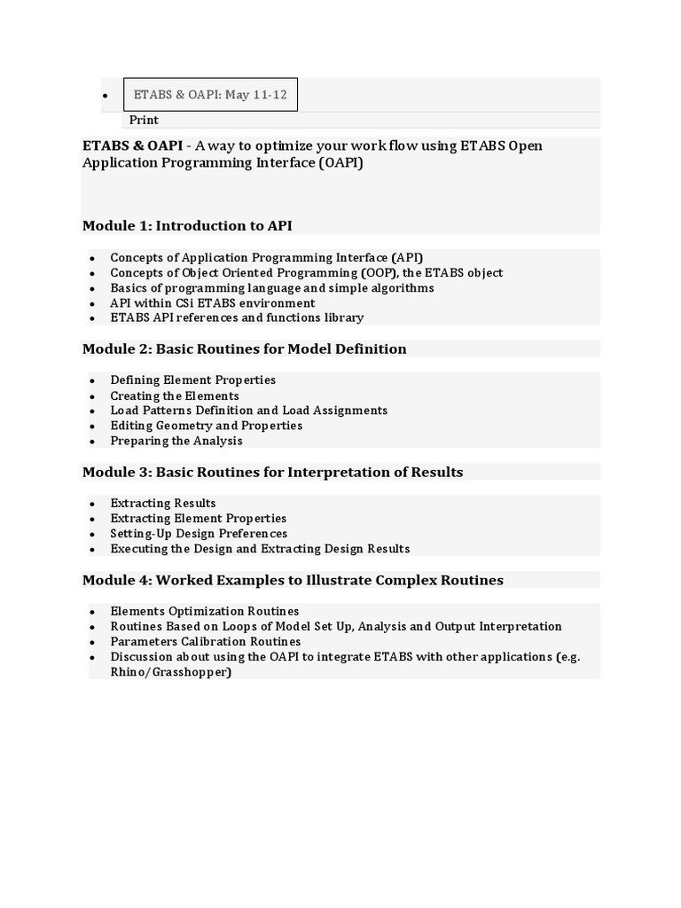 Application Programming Interface (OAPI) | PDF