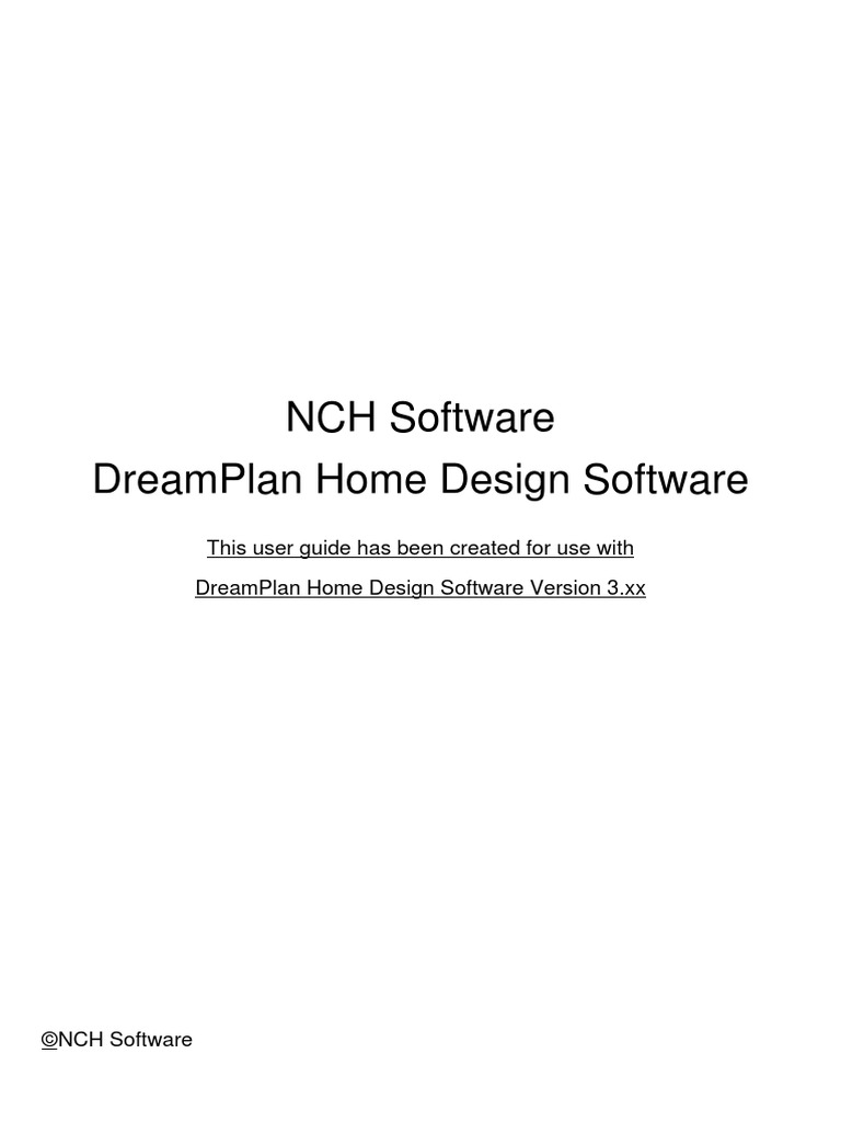 NCH Software DreamPlan Home Design | PDF | Stairs | 3 D Modeling