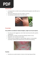 The Schmidt Insect Sting Pain Index | PDF | Zoology | Insects And Humans