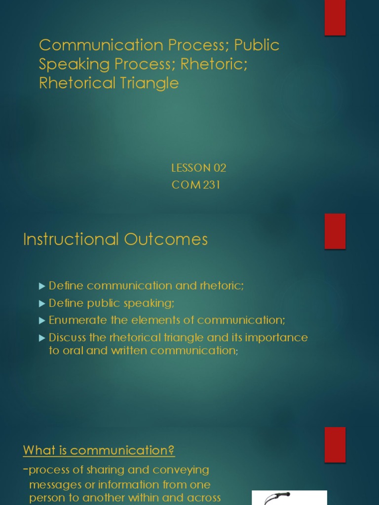 Communication Process Public Speaking Process Rhetoric Rhetorical ...