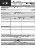 Bir Form 2307 Sample | PDF | Withholding Tax | Corporate Tax