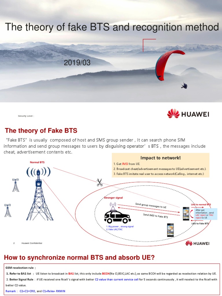 Fake BTS Theory and Recognition Method-V1.1 | PDF | Telecommunications ...