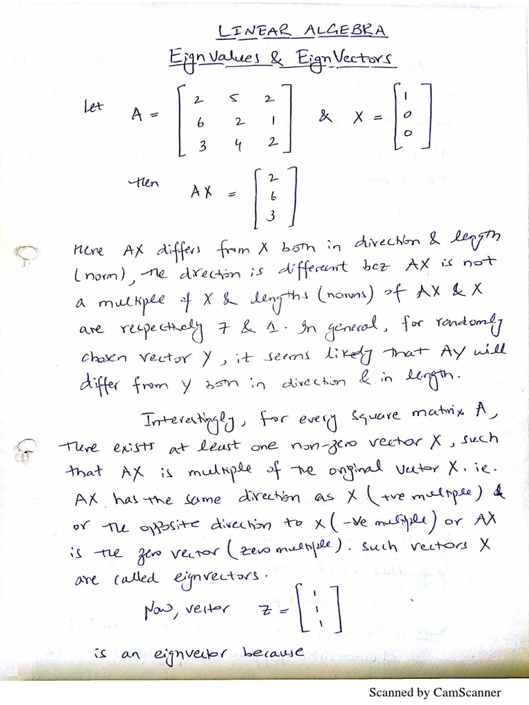 Linear Algebra | PDF