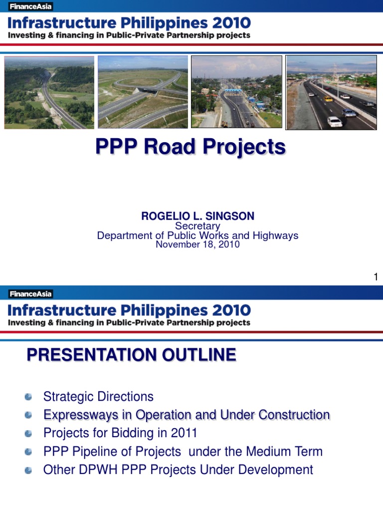 DPWH PPP Presentation | Controlled Access Highway | Metro Manila