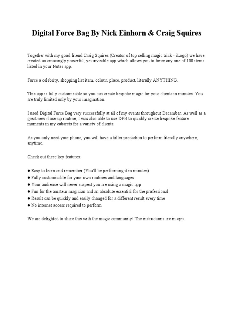 Digital Force Bag - Additional Notes | PDF | Oral Sex | Mating